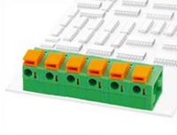 China 300V 10A 7.62mm Pitch Spring Clamp Terminal Block for sale