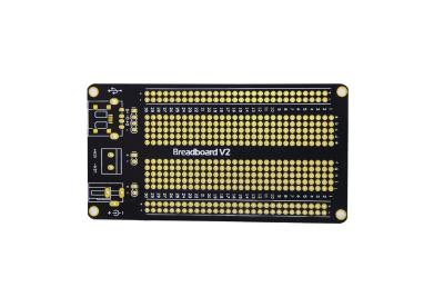 China 1.5mm OPS Black Universal Prototype PCB Board 105 * 55mm Short Circuit Protection for sale