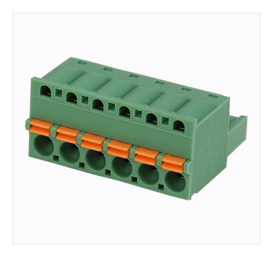 China 10A Pluggable 26 AWG 12 AWG Terminal Block Wire Connectors 5.08 Mm for sale