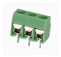 China HQ306-5.0 2P 3P Pole PA66 UL94V-0 PCB Screw Terminal Block for sale