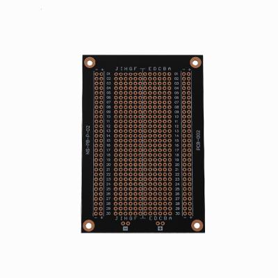 China Overload Protection Prototyping PCB Board 94 * 64mm Black Fr-4 PCB Breadboard for sale