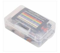 China Electronics Solderless Breadboard Kit with 400 Point Breadboard / LED / Resistor for sale