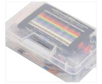 China Electronic Solderless Breadboard Kit with 400 Point Breadboard / LED / Resistor for sale