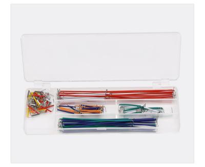 China U Shaped Wire Cable Box Breadboard And Wire Kit 140 Pcs / Set Breadboard Jumper Kit for sale