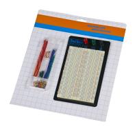 China 1660 Tie Point ABS Material 20AWG - 29AWG Breadboard And Wire Kit for sale