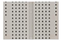 China Round Hole Bread board Small Test Board Colored For 29AWG - 20AWG Wires for sale