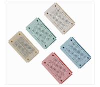 China Round Hole Bread board Small Test Board Colored For 29AWG - 20AWG Wires for sale