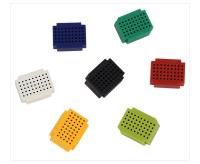 China Colorful ABS Plastic Round Bread Boards 45 Tie - Point  For Circuit Testing for sale