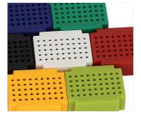 China Colorful ABS Plastic Round Bread Boards 45 Tie - Point  For Circuit Testing for sale
