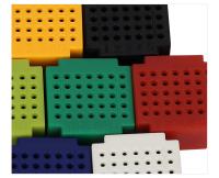 China 35 Holes Round Hole Breadboard Colorful Recycling Assembly Units for sale