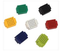 China Plastic Colored Round Hole Breadboard With 25 / 35 / 45 Tie - Point for sale
