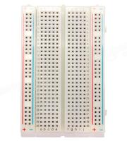 China Square Hole Solderable Breadboard Red / Blue Strips For Power Supply Connections for sale
