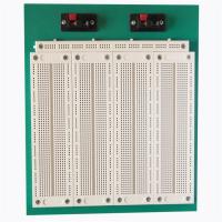 China Experiment White Electronics Breadboard Kit 2860 Points Green Plate for sale