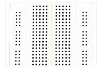 China Large Size Circuit Board Breadboard Adhesive Solderless Breadboard Round Holes for sale