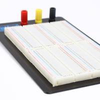 China ABS Plastic Experiment Solderless Prototyping Breadboard with 1500 Points for sale