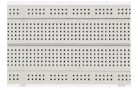 China Universal White Solderless 830 Breadboard 16.5x5.6x0.85cm for sale