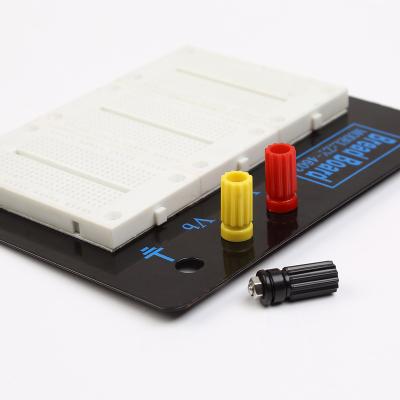 China Experimental White Soldered Breadboard Reusable Stainless Steel Board for sale
