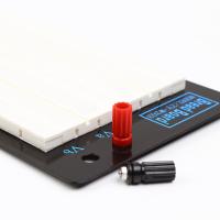 China 1380 Tie Point White Solderless Breadboard withwith metal plate for Testing without colour printed for sale