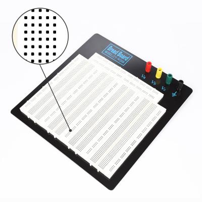 China 3260-points big-size Electronic Solderless Breadboard with 4 Binding Posts Size 18x18.4x0.85 (cm) for sale