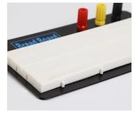China White  ZY-W1201 830 Tie-points Solderless Prototype Breadboard   with Metal Plate for sale