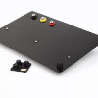 China ZY-1201 Solderless Prototype Breadboard  830 Tie-points Board with Metal Plate for sale