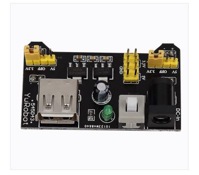 China Solderless Breadboard Kit 3.3V 5V Plug-In Breadboard Power Supply for sale