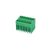 China Electrical 2P - 24P Pole 3.81 PA66 Screw Terminal Block for sale