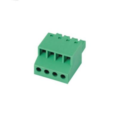 China 0.2Nm Brass Electrical CE 3.81 Plug-In Terminal Block for sale