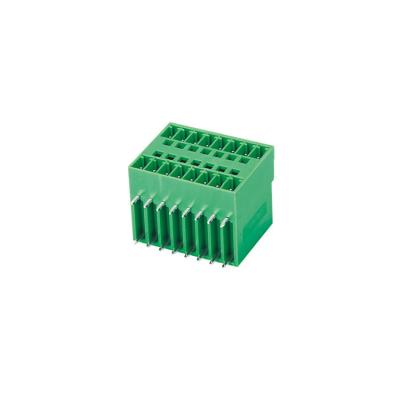 China 3.81 Mm 300V 8A Plug-In Terminal Block Wire Connectors for sale