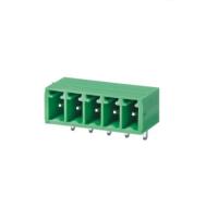 China Green PCB Shakeproof Pluggable 3.81 Mm Terminal Block for sale