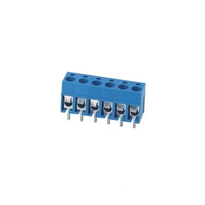 China HQ300V-5.0 Connector 300V 5.0mm Pitch Screw Type Terminal Blocks for sale