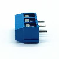 China 3 Poles 5.0mm 16A PCB Screw Terminal Block Connector for sale