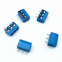 China 3 Poles 5.0mm 16A PCB Screw Terminal Block Connector for sale