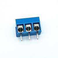 China 3 Poles 5.0mm 16A PCB Screw Terminal Block Connector for sale
