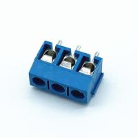 China 3 Poles 5.0mm 16A PCB Screw Terminal Block Connector for sale