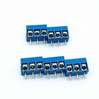 China 3 Poles 5.0mm 16A PCB Screw Terminal Block Connector for sale