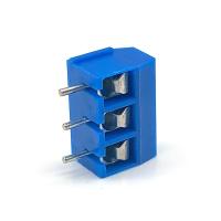China 3P 5.0mm M2.5 Screw Fixed PCB Mount Connector With PBT Housing for sale