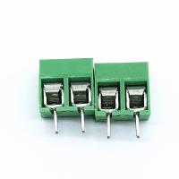 China 5.0mm Pitch 2P Brass Cage Screw Terminal Wire Connectors for sale
