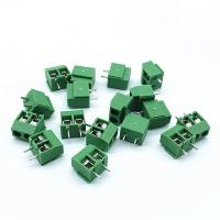 China 5.0mm Pitch 2P Brass Cage Screw Terminal Wire Connectors for sale