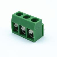 China 5.0mm Pitch 3 Way PCB Screw Terminal Block With PA66 Housing for sale