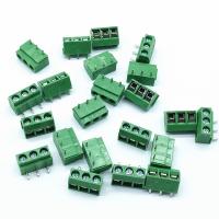 China 5.0mm Pitch 3 Way PCB Screw Terminal Block With PA66 Housing for sale
