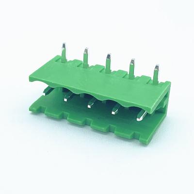 China Male 5.0 5.08mm Pitch Pluggable PCB Screw Terminal Blocks for sale