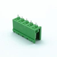China 5.0 5.08mm Power Distribution Pluggable Screwless Terminal Blocks for sale