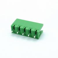 China 5.0 5.08mm Power Distribution Pluggable Screwless Terminal Blocks for sale