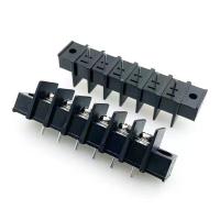 China 6 Poles Screw Fixed Barrier Busbar Terminal Block for sale