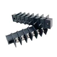 China 6 Poles Screw Fixed Barrier Busbar Terminal Block for sale