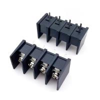 China PA66 Housing Feed Through PCB Barrier Terminal Block 300V 20A for sale