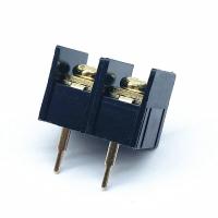 China 10mm Pitch Copper Plated M4 Screw Barrier Terminal Block for sale