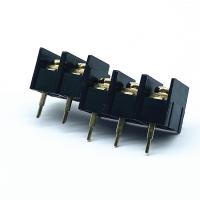 China 10mm Pitch Copper Plated M4 Screw Barrier Terminal Block for sale