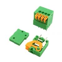 China PA66 Housing 2.54mm Pitch PCB Screwless Terminal Block for sale